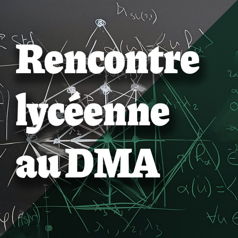 Département de mathématiques et applications – Un département de l'ENS ...